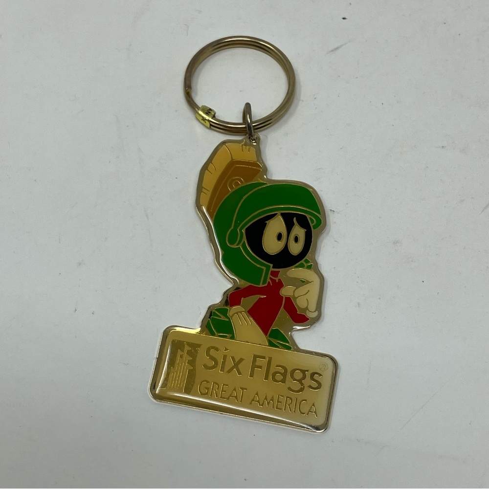 Vintage Six Flags Great America Marvin The Martian Ke… - Gem
